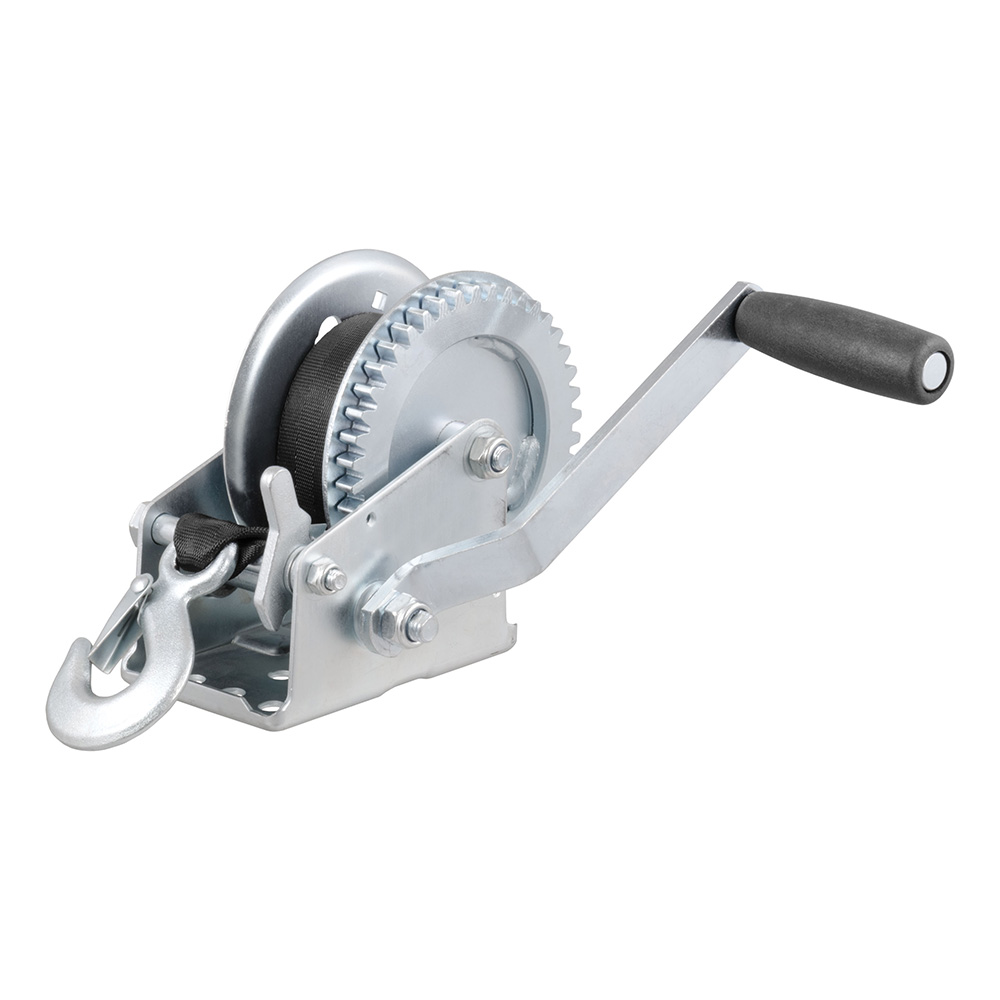 CURT HAND CRANK 1400 LB. WINCH W/20' STRAP, 7-1/2" HANDLE 29435 ...